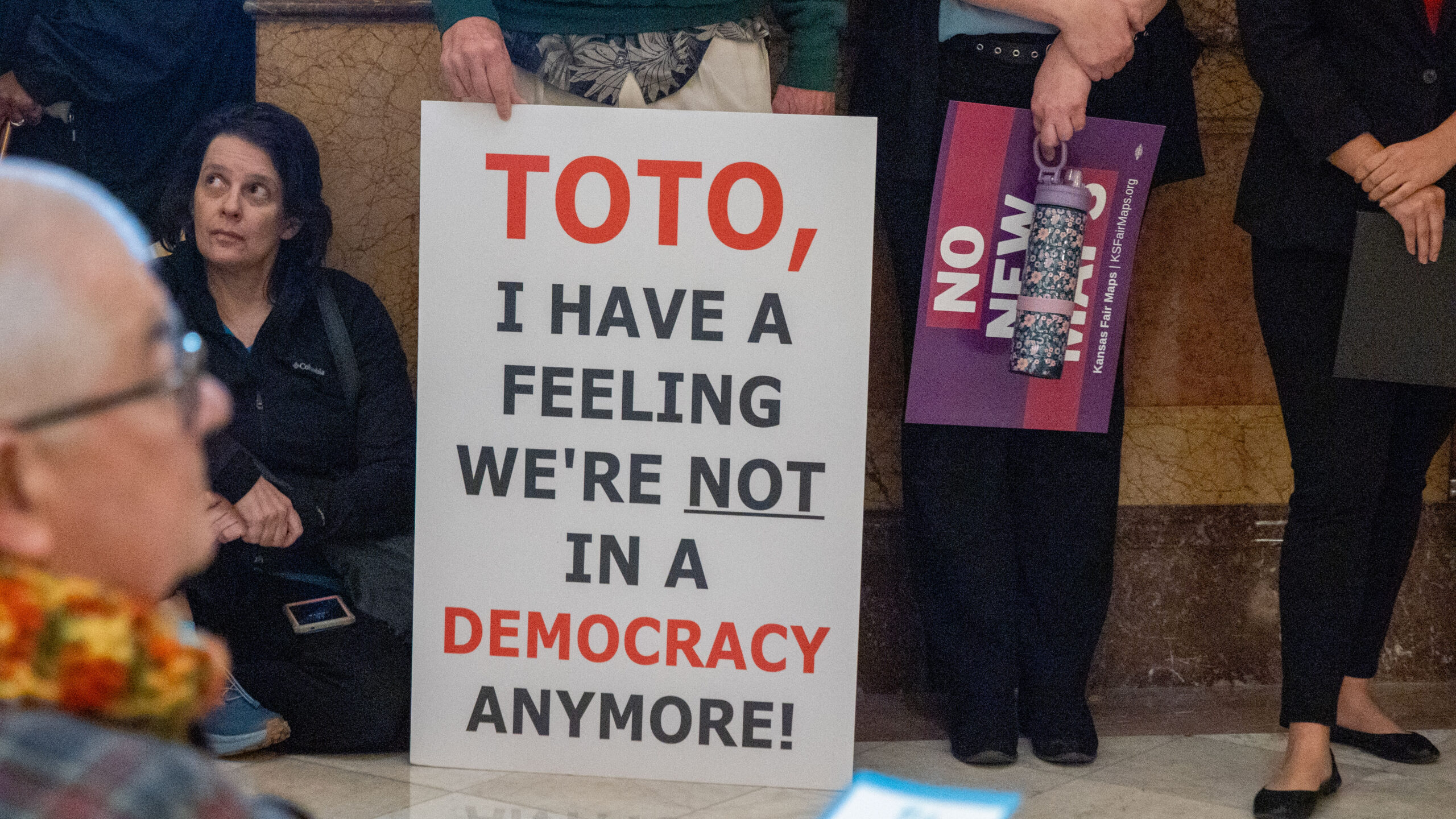 At Statehouse human rights protest, Kansans brandish outrage at ICE ...