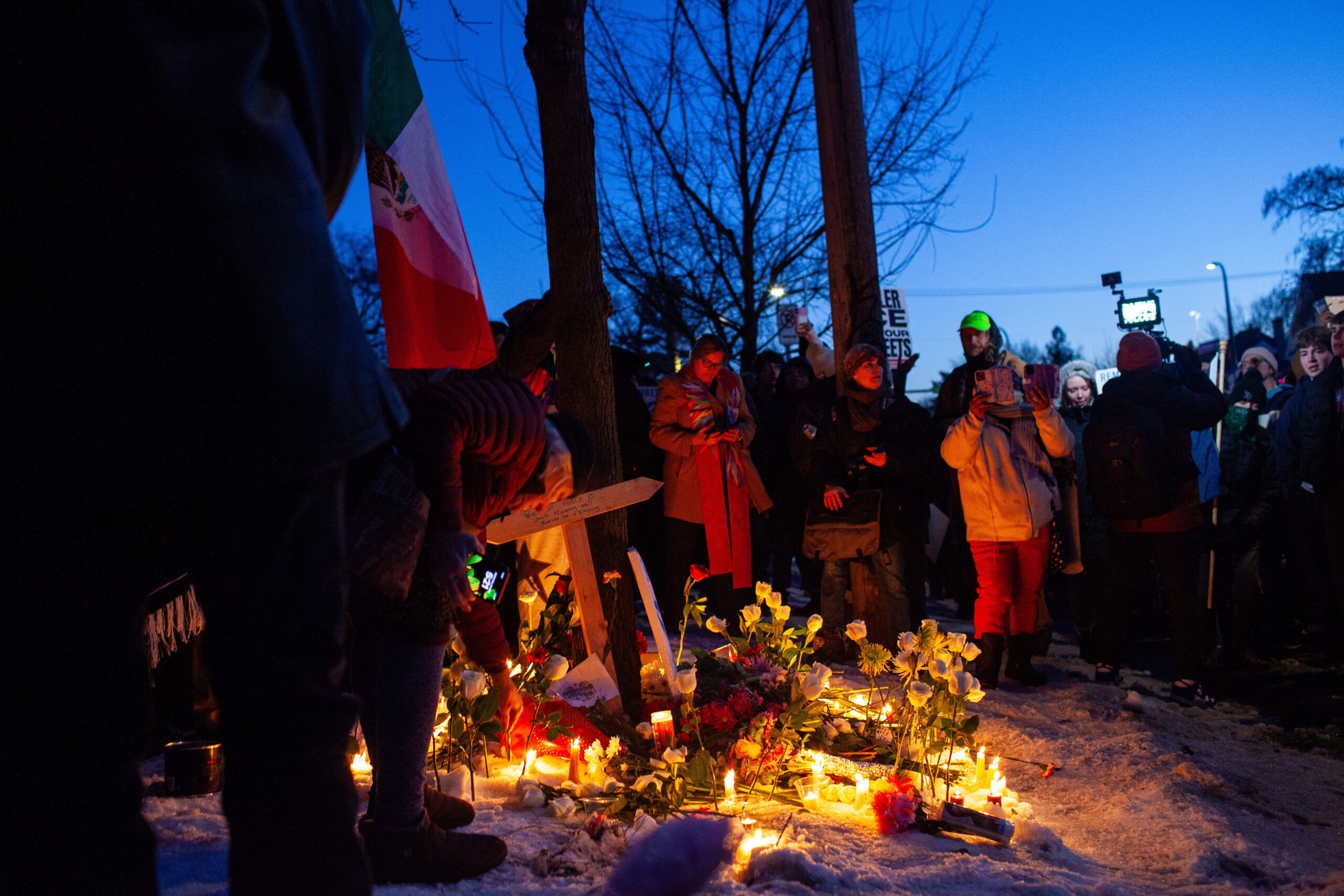 Vigil for Renee Nicole Good becomes a call to action against ICE | News ...