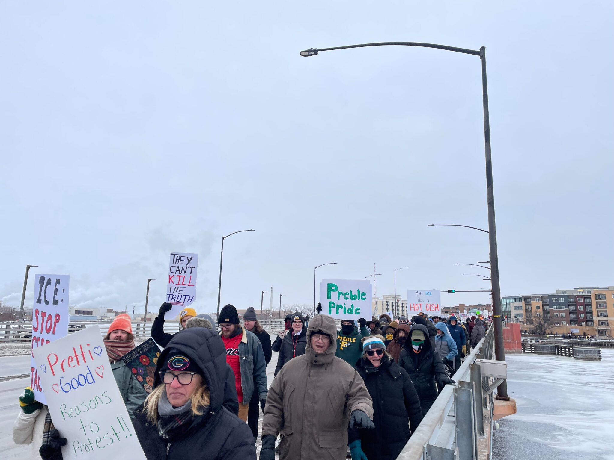 Green Bay residents protest killing of Alex Pretti, graduate of local ...
