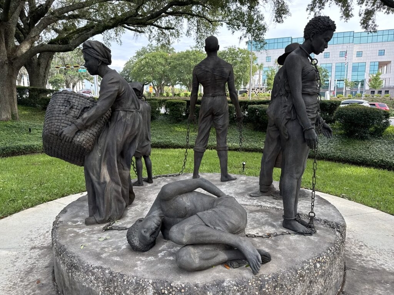 Lawmakers say they had no idea new slavery memorial is now on display ...