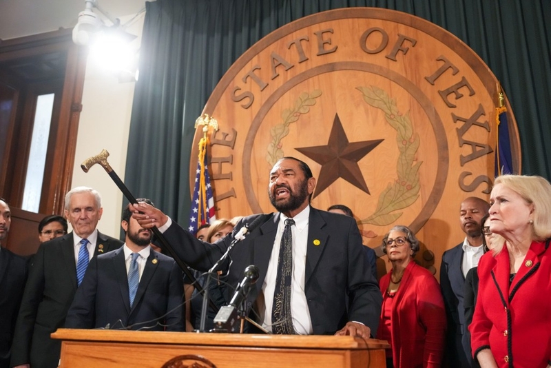 Rep. Al Green switches congressional districts in bid for reelection ...