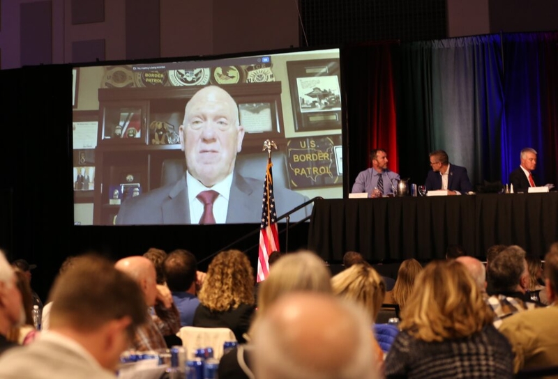 Trump border czar touts record to SD audience, drawing criticism from ...