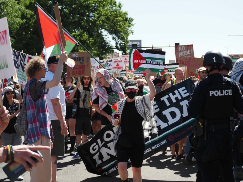 PHOTOS: Pride Parade honors LGBTQ community as pro-Palestinian ...
