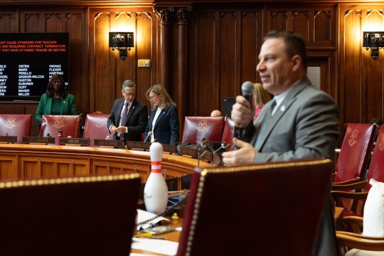 CT bill to require ‘just cause’ when firing teachers passes Senate ...