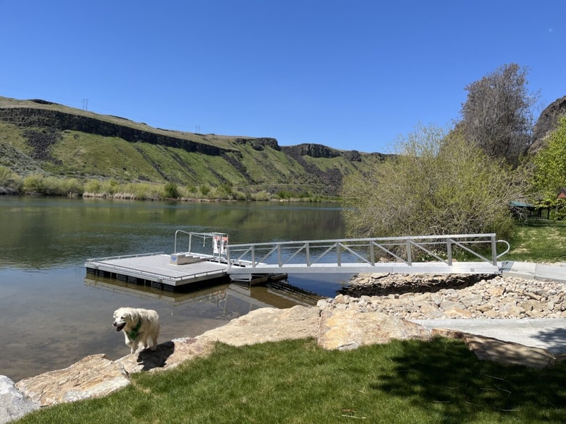 Officials open new accessible kayak launch, dog beach at Idaho State ...