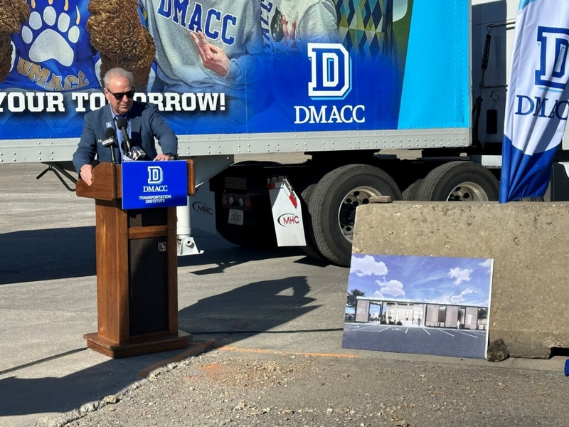 DMACC breaks ground on new transportation institute facilities | News ...