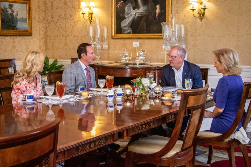 Edwards, first lady host incoming Landrys at Governor’s Mansion | News ...