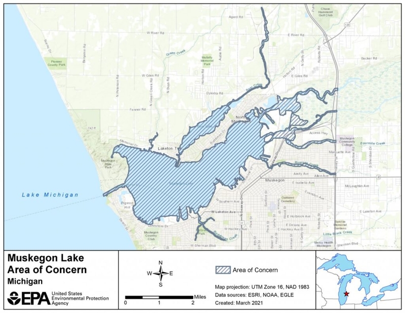 Muskegon Lake off list of most polluted sites in the Great Lakes ...