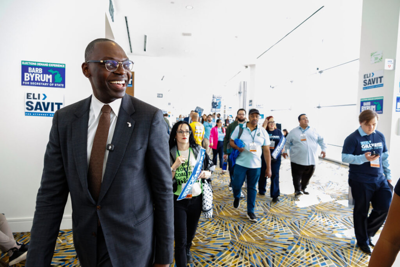 Michigan Democrats endorse Gilchrist for secretary of state, Savit for ...