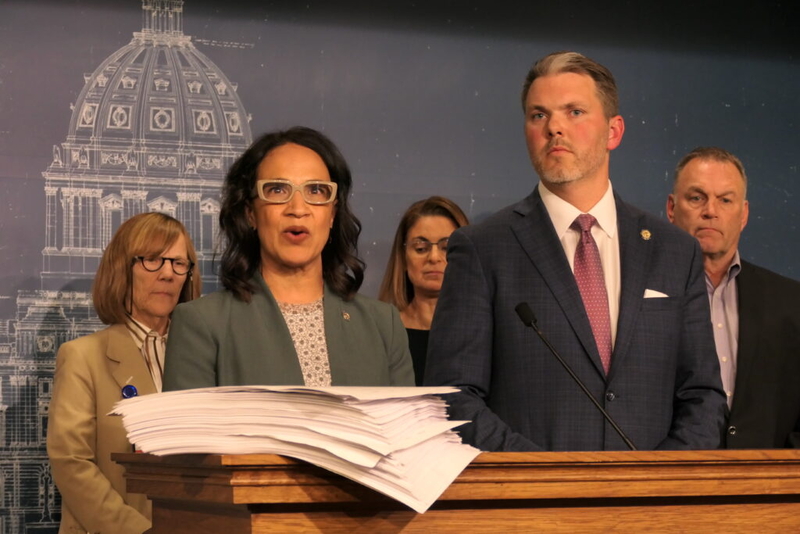 Party leaders of divided Legislature promise peace; check back in May ...