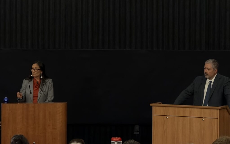 NM Democratic governor candidates Haaland, Bregman participate in only ...