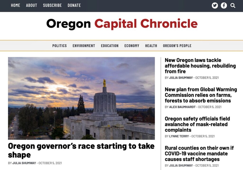 Oregon Capital Chronicle is four years old and going strong | News From ...