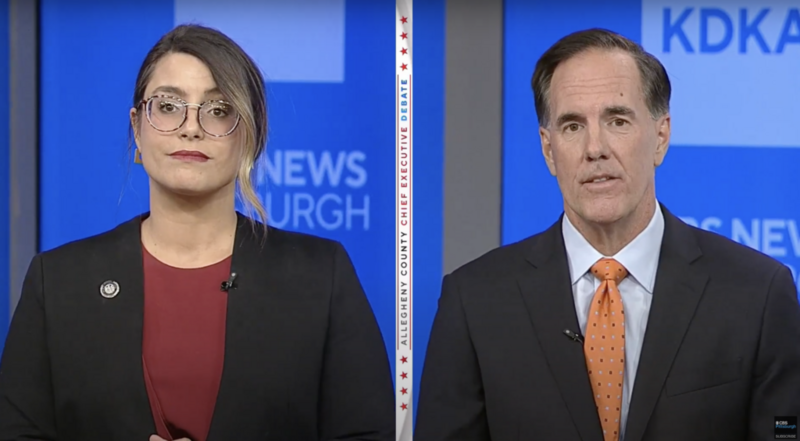 Innamorato and Rockey face off in Allegheny County Executive debate ...