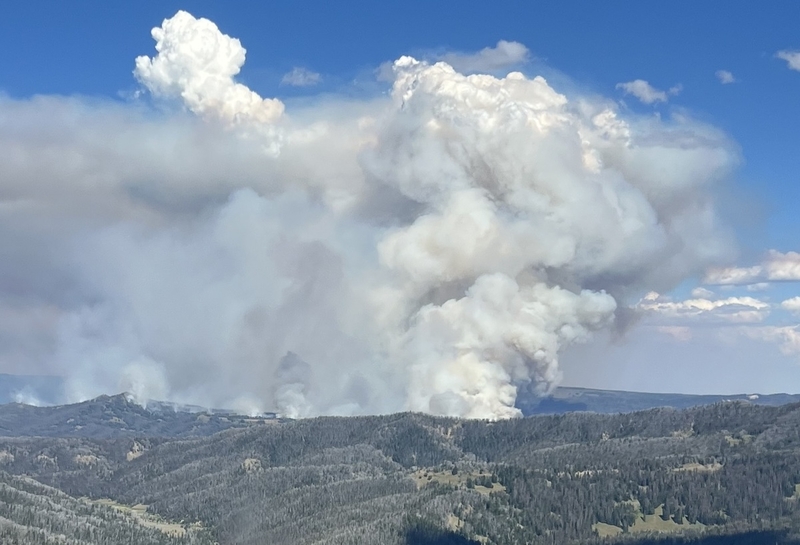 Wildfire burns 163,000 acres in northern Wyoming, forcing evacuations ...