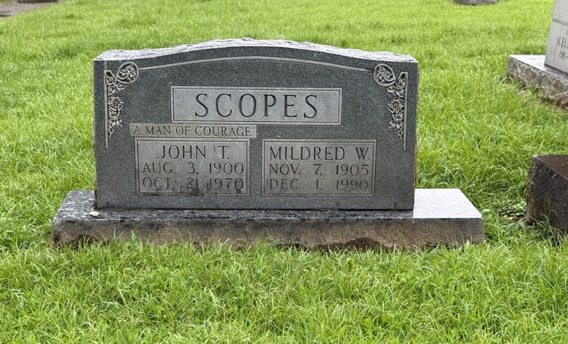 100 years after John Scopes was convicted of teaching evolution ...
