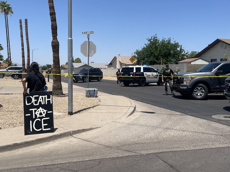 Protesters clash with police as ICE raids surge across Phoenix metro ...
