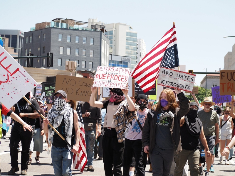 People across Colorado demonstrate against Trump administration i n ‘No ...