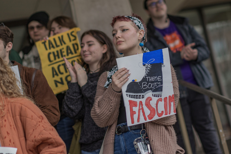 MSU students demand university officials take a stance on Trump ...