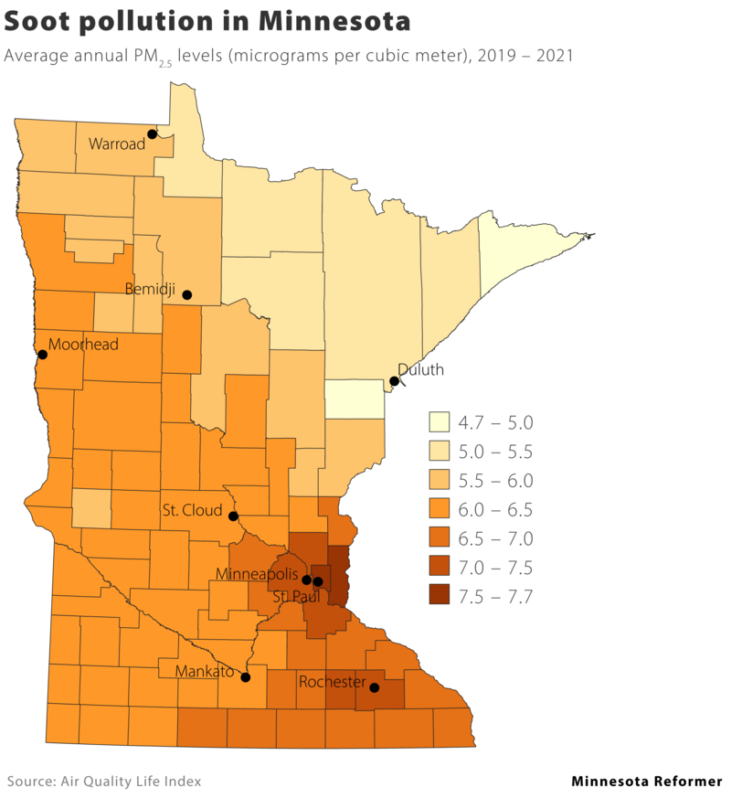 Minnesota already exceeds new EPA air quality standards, data show ...