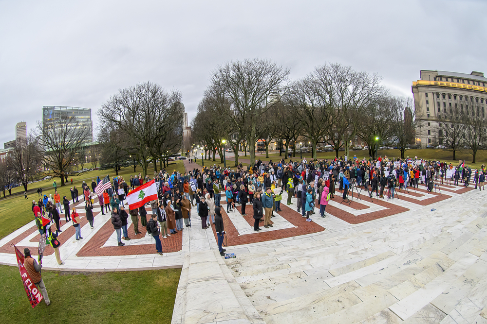 ri state house protest