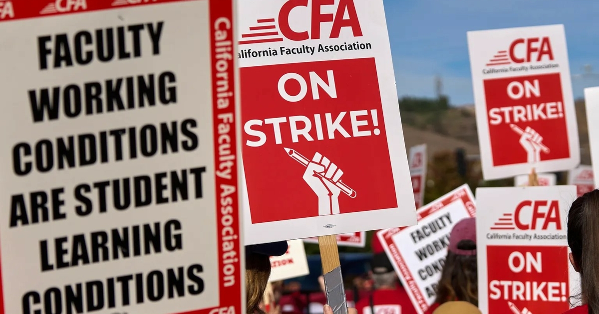 Cal State faculty strike across all 23 campuses in historic labor ...
