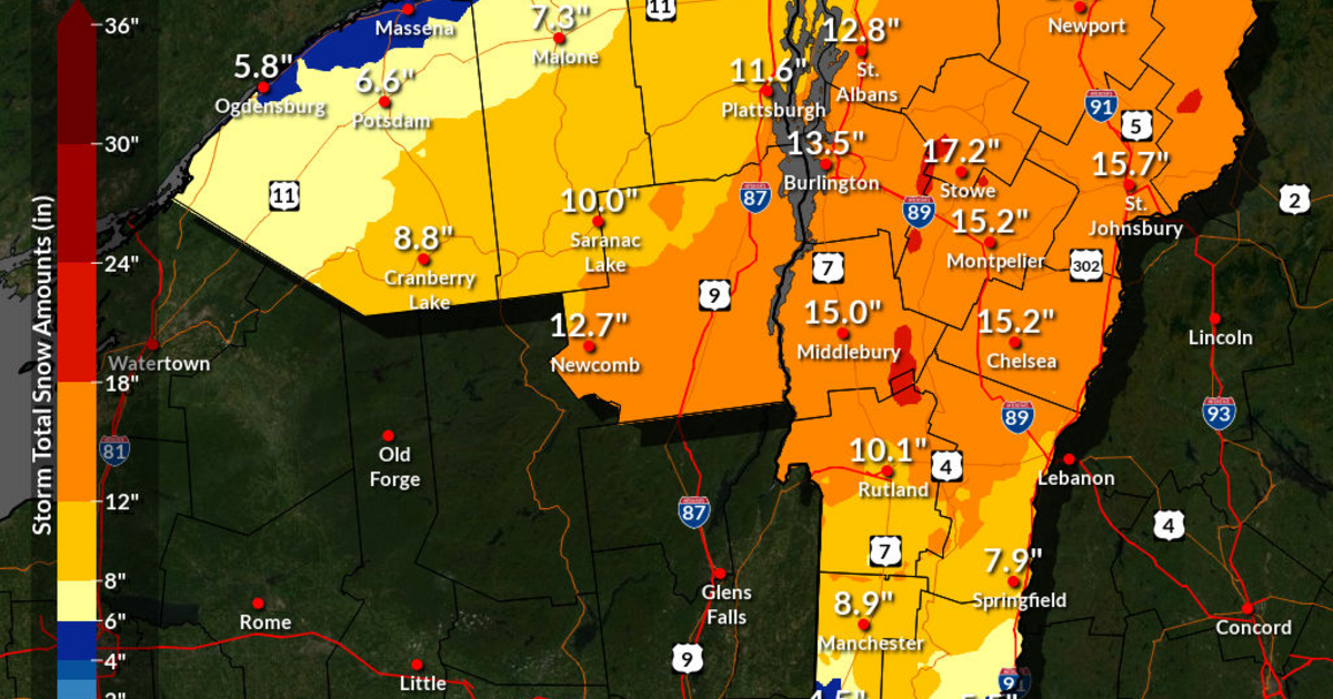 15 inches of snow to hit parts of Vermont this weekend | News From The ...