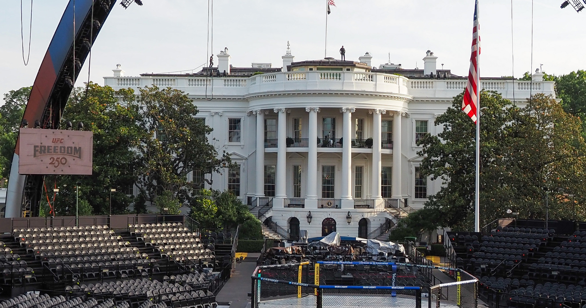 Corporate logos abound on White House grounds in prep for fights by ...