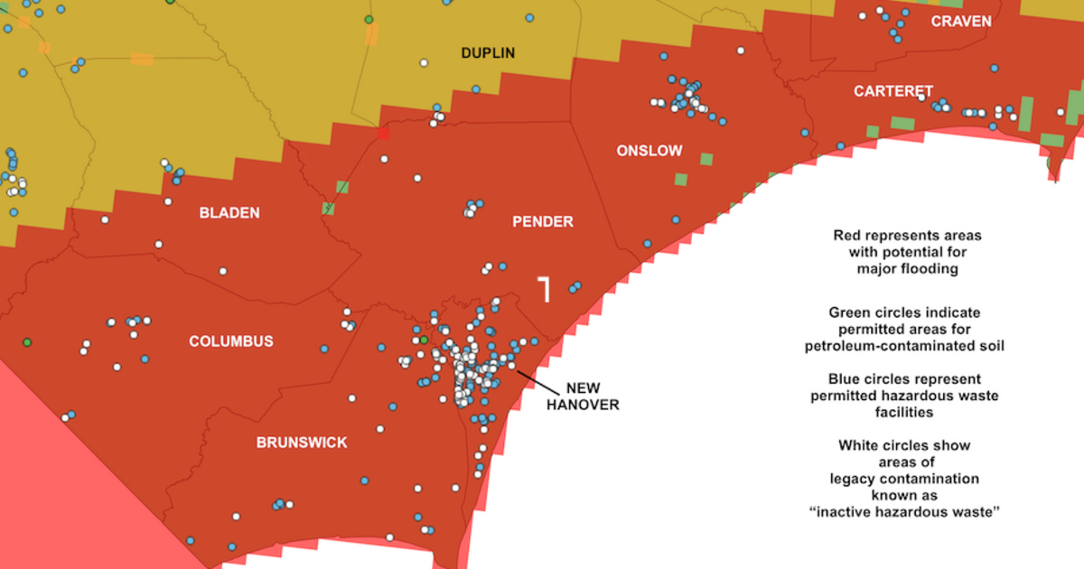 Landfills, hazardous waste, hog farms: what lies in the path of ...
