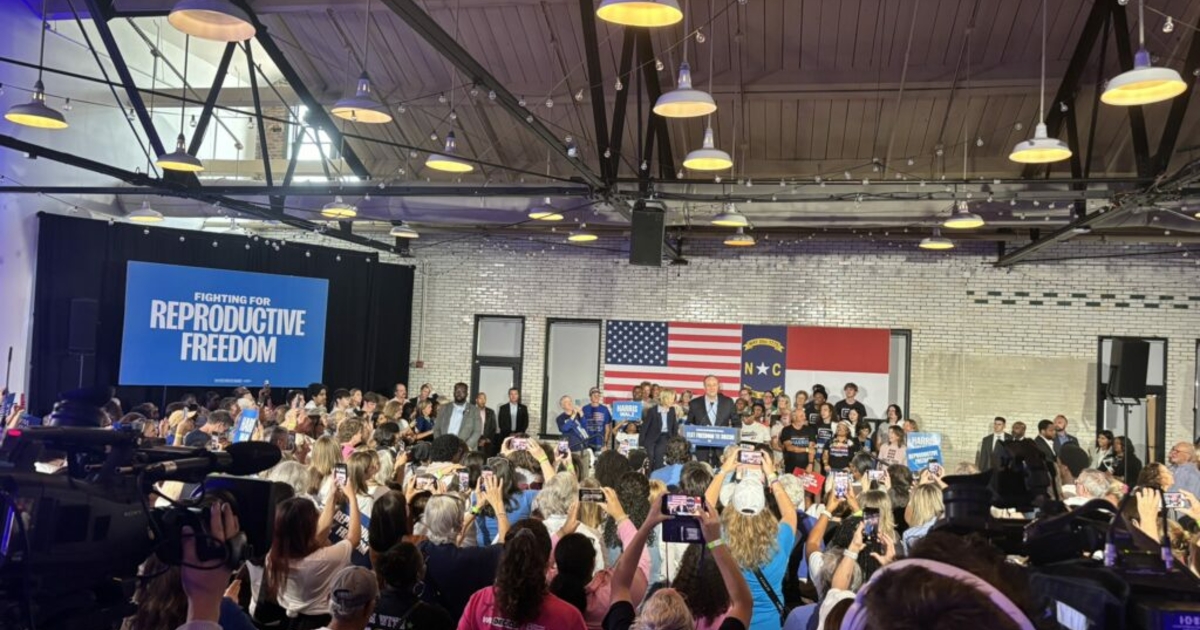 Doug Emhoff, Gwen Walz champion reproductive freedom at Raleigh event ...