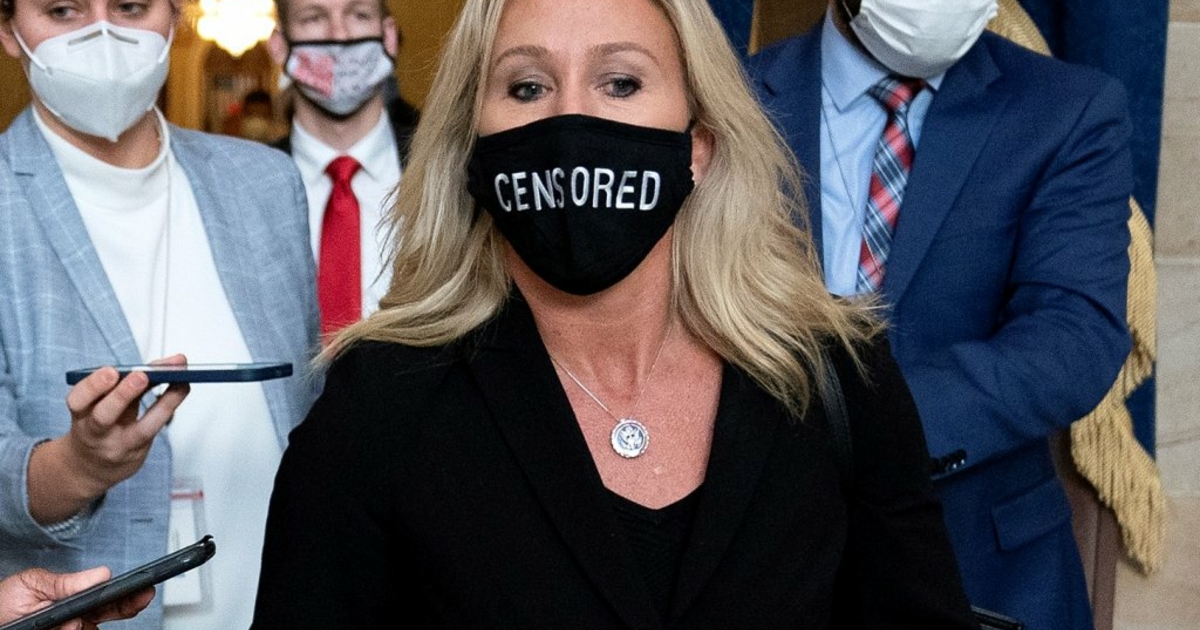 Rep. Marjorie Taylor Greene partly recants conspiracy theories, but ...