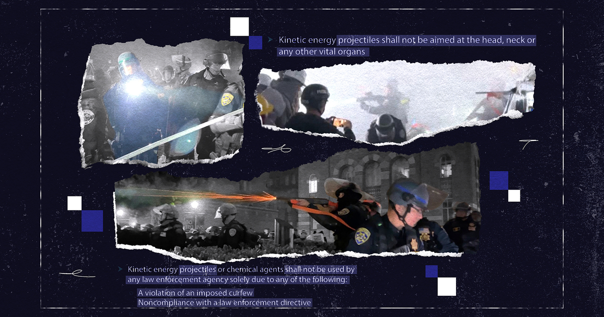 CHP isn’t supposed to aim less-lethal munitions at protesters’ heads ...