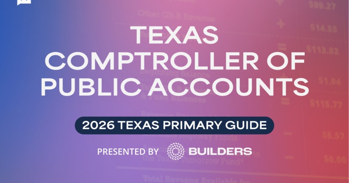 Texas comptroller primary: Who is running and what to know | News From ...