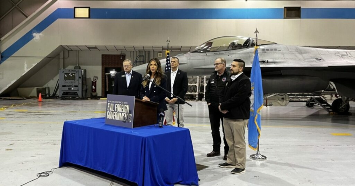 Noem signs ban on ‘evil foreign government’ contracts, takes questions ...