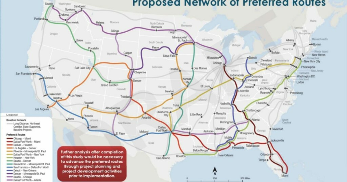 Latest Amtrak study maps include potential routes through Sioux Falls ...