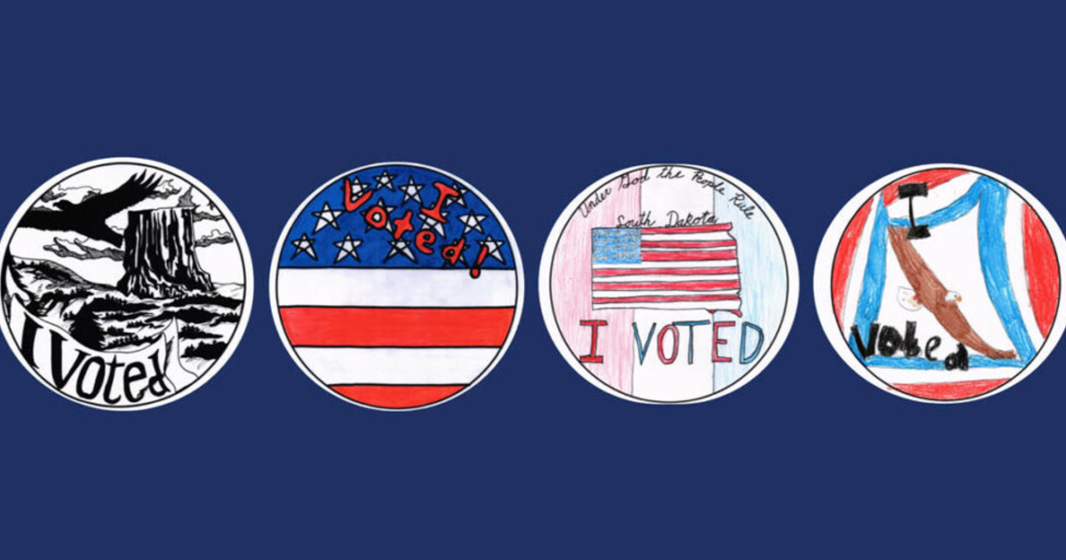 Winning young artists get their designs on ‘I voted’ stickers | News ...