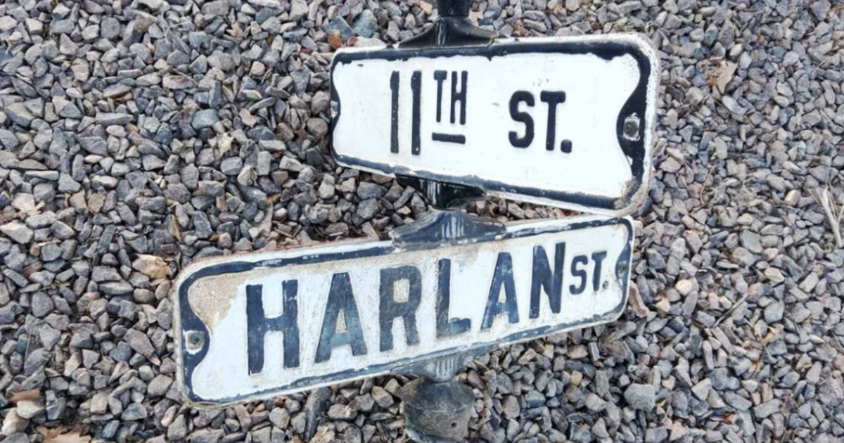 Unique auction of municipal memorabilia — old street signs from Falls ...