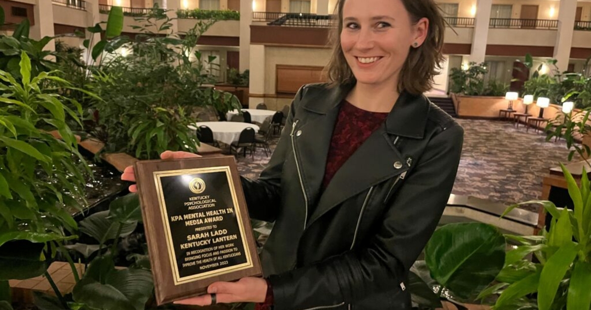 Lantern reporter Sarah Ladd recognized by Kentucky Psychological ...