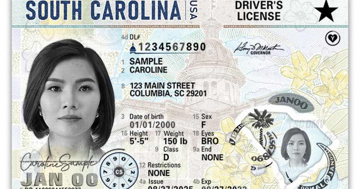 SC DMV unveils new driver’s license design featuring the state flower ...