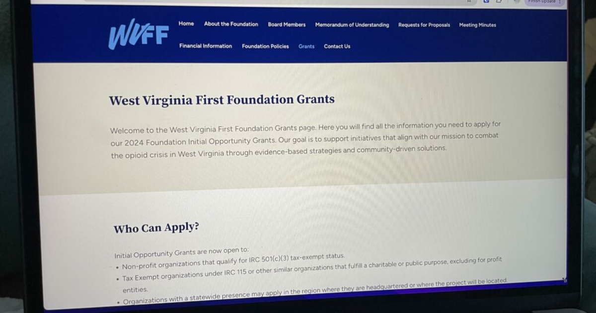 Applications are now available for funds from the First Foundation ...