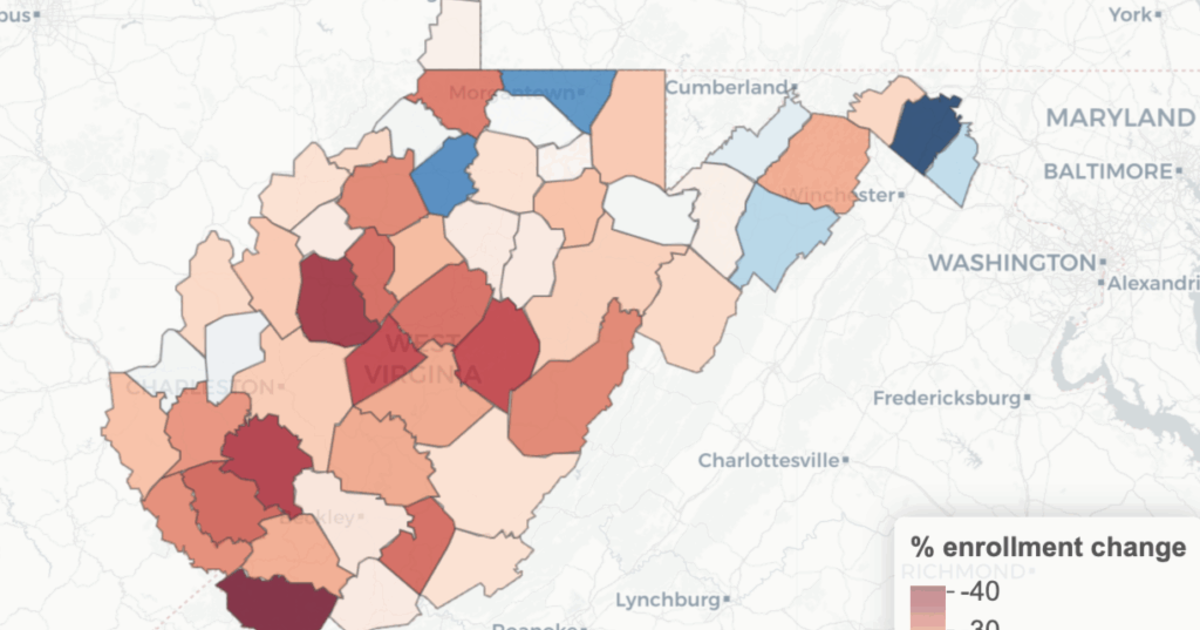 WV native creates online state school closure tracker; 70% of closures ...