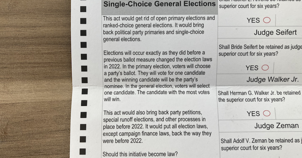 Votes to repeal Alaska’s open primaries, ranked choice voting are ...