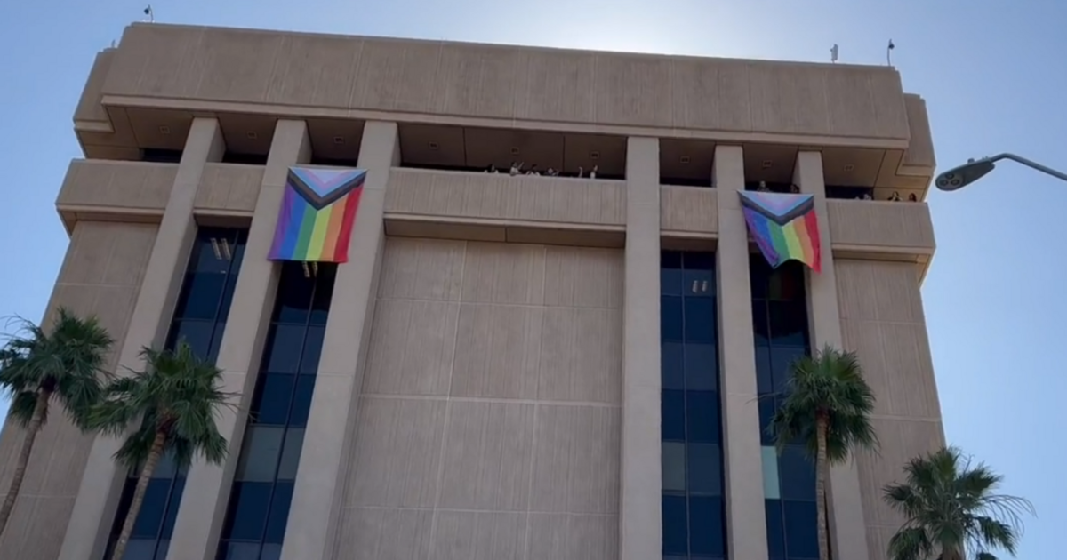 Hobbs flies LGBTQ pride flags on the AZ executive tower for first time ...