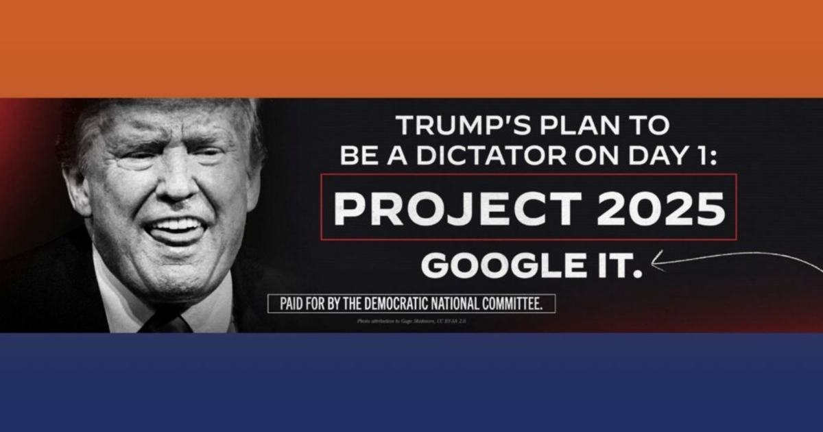 Dem billboards target Trump for his ties to right-wing Project 2025 ...