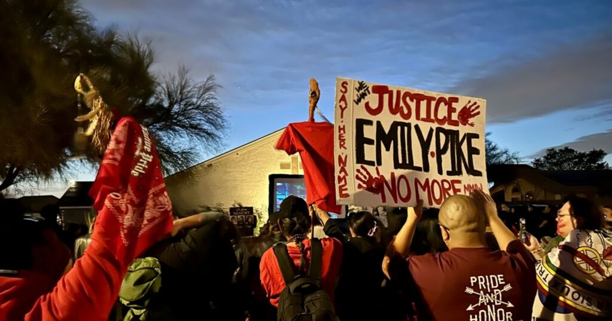 ‘Say her name’: Hundreds gather to honor Native teen Emily Pike ...
