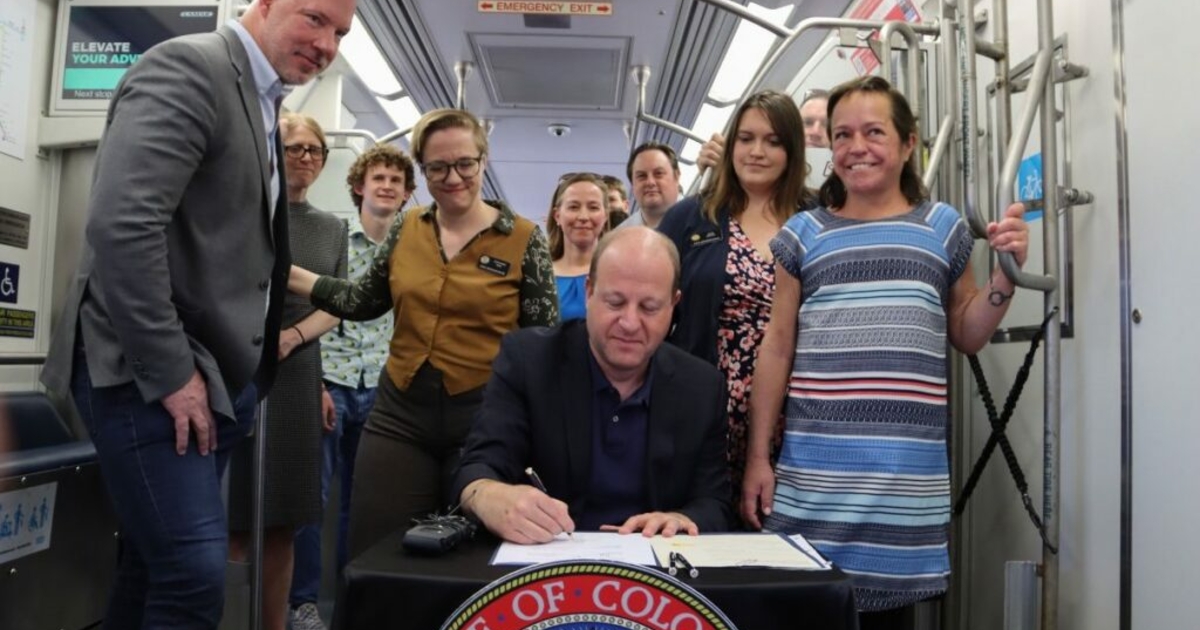 Colorado advocates hail ‘year of transit’ as Gov. Polis signs funding ...