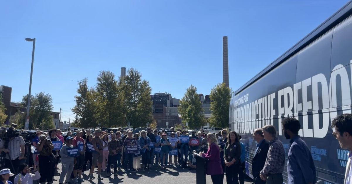 Harris-Walz campaign’s ‘Fighting for Reproductive Freedom’ bus stops in ...