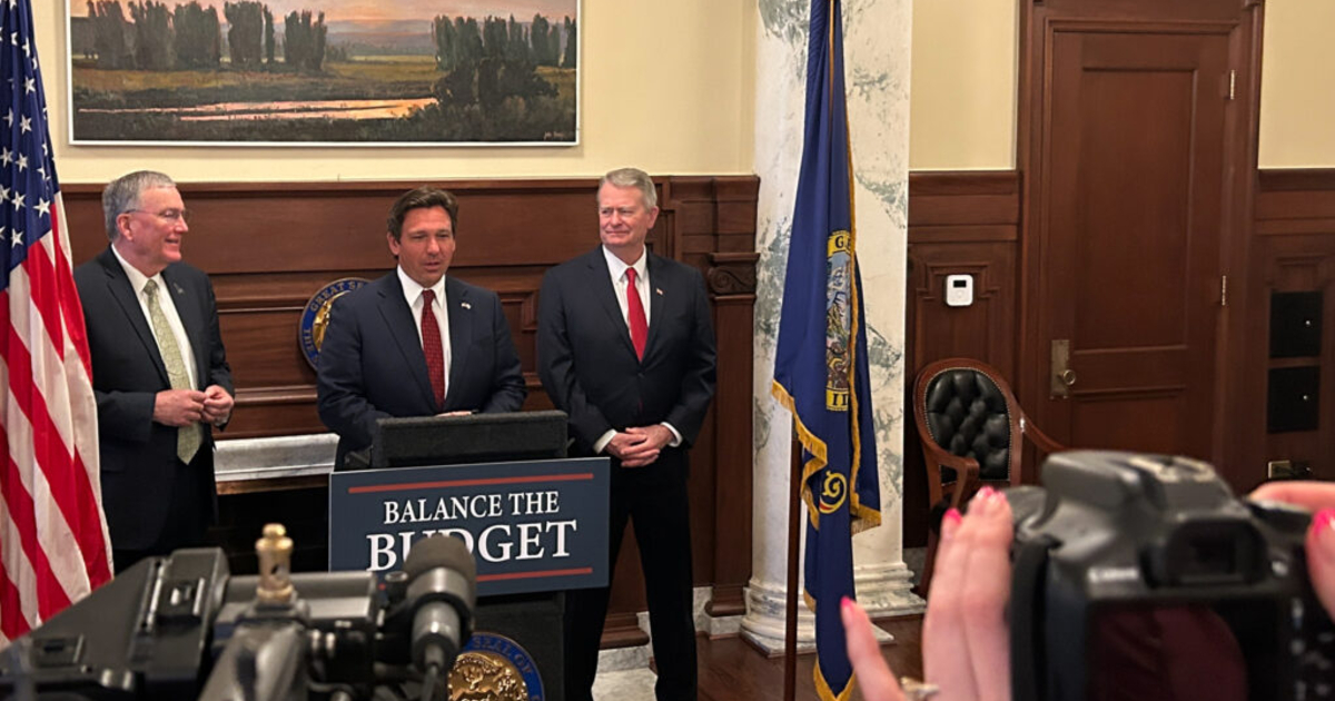 Florida Gov. DeSantis visits Idaho in push for U.S. Constitution balanced budget amendment ...