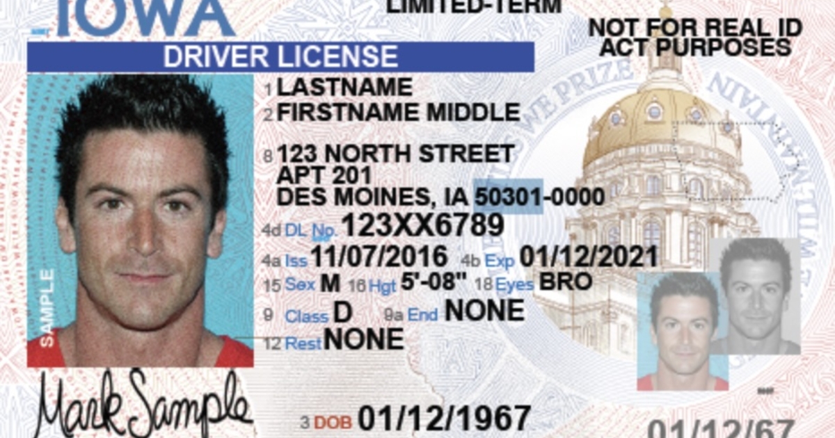 Bill would require Iowa driver’s licenses to list citizenship status ...