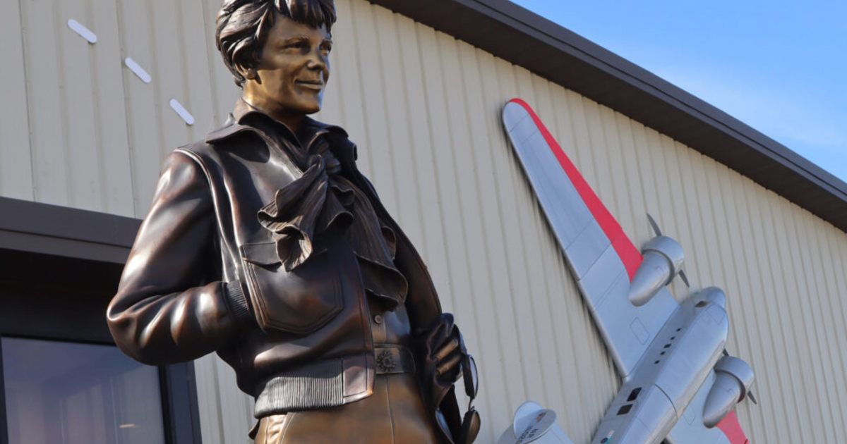 The search for Amelia Earhart and her plane continues. But in Atchison ...