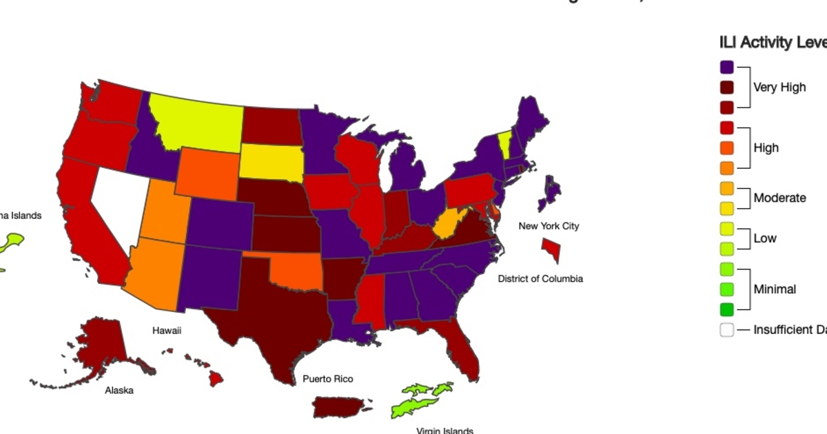 Louisiana confirms CDC report of child flu death as cases keep rising ...